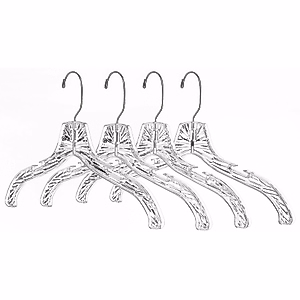 Whitmor Crystal Cut Dress/Blouse Hangers Set of 4