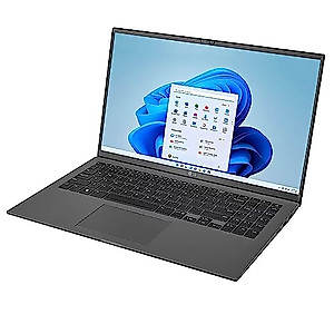 LG gram 15” Lightweight Laptop powered by Intel® Core™ i5, Windows 11 Home, 16GB RAM, 512GB SSD, Gray