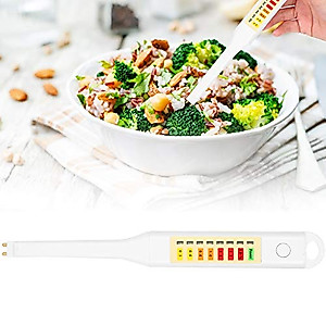 Salinity Meter Food Salinity Tester Food Salt Analysis Hand-Held Salinity Detector Meter Detector Sensitive Response Salinity Tester with LED Display