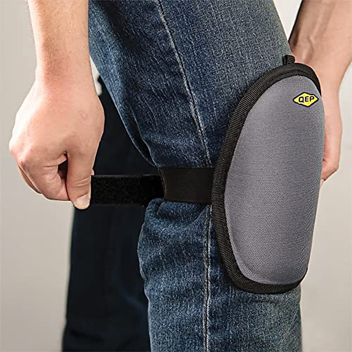 QEP Washable Knee Pads with Neoprene Fabric Liner and EVA Foam Cushion