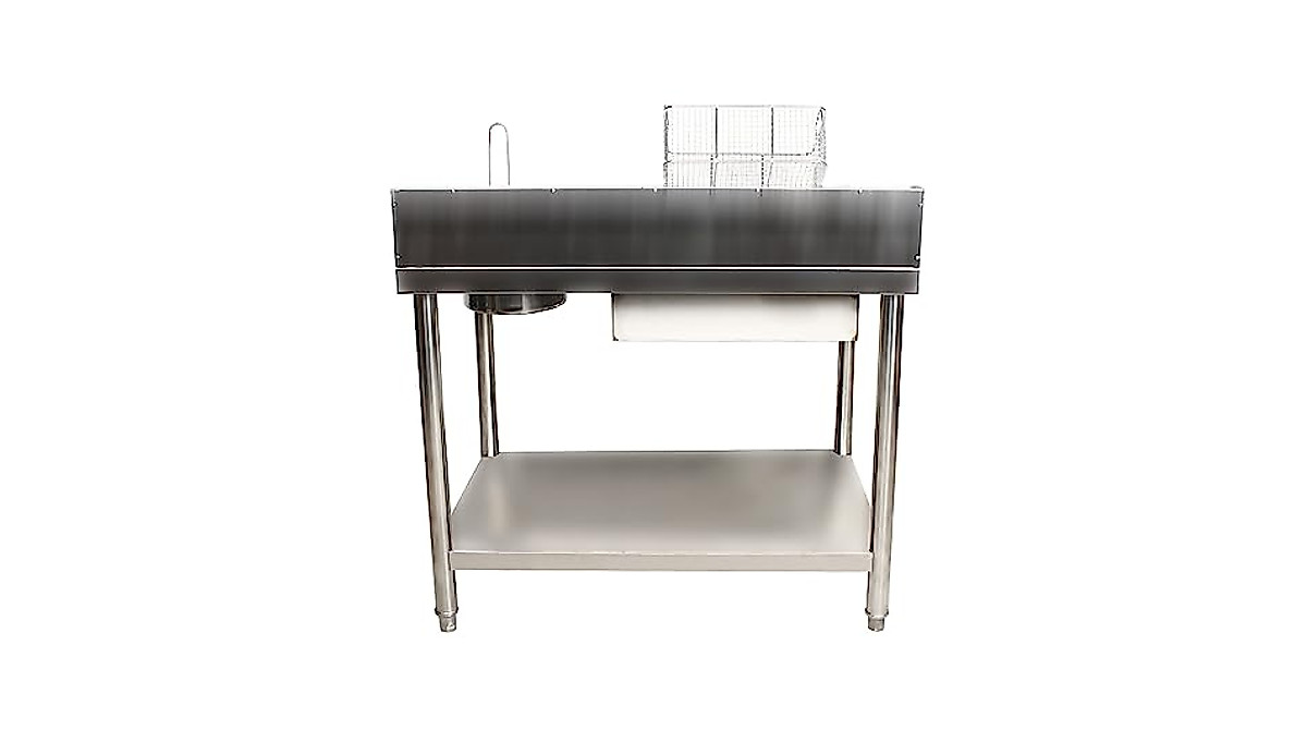 Stainless Steel Breading Table for Commercial Kitchens