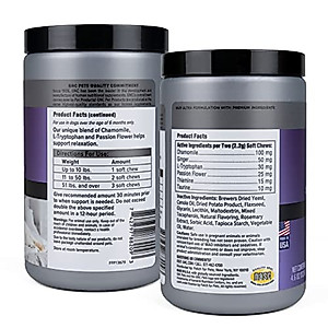 GNC Pets Ultra Calming Soft Chews, All Dogs, Peanut Butter Flavor. 15-oz Canister | Calming Dog Supplements | Calming Chews for Dogs in Peanut Butter Flavor, 60 Count