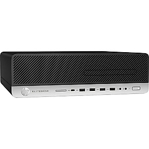 HP EliteDesk 800 G3 Small Form Factor Desktop Intel Core i7-7700 Quad-Core Processor 3.60GHz 16GB DDR4-2400 SDRAM Memory 512GB SSD - Black (Renewed)
