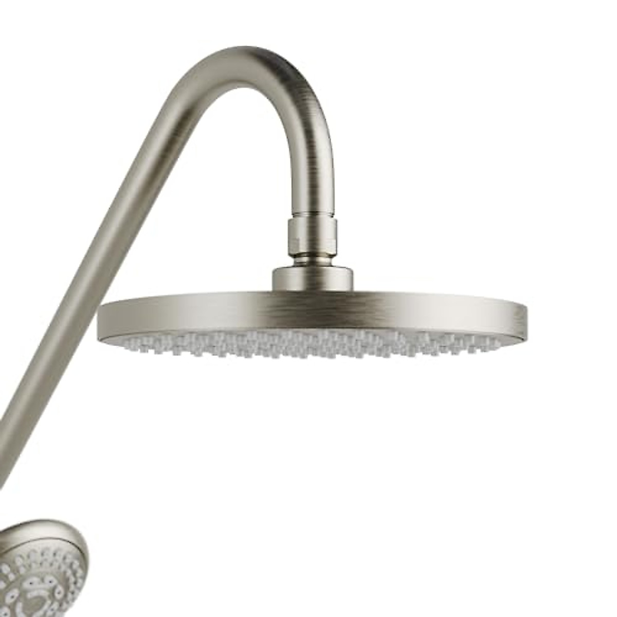 PULSE ShowerSpas 1011-III-BN Kauai III Shower System with 8" Rain Showerhead, 5-Function Hand Shower, Adjustable Slide Bar and Soap Dish, Brushed Nickel Finish