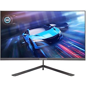 Sceptre IPS 24" LED Gaming Monitor 1ms HDMI DisplayPort up to 165Hz AMD FreeSync Premium Build-in Speakers, Edgeless Machine Black 2021 (E248B-FPN168)