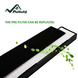 Pulluty FLT5000 Filter-C True Hepa Replacement Filter Compatible with Germ Guardian AC5000 Series Air Purifier AC5000E AC5250PT AC5300B AC5350W AC5350B CDAP5500 and Ldlyis Model IAP-GG-125, 2 Pack