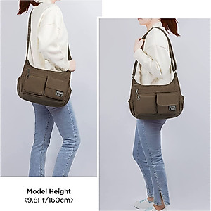 VOLGANIK ROCK Crossbody Bags for Women RFID Lightweight Travel Shoulder Bag Waterproof Nylon purses and handbags Pocketbook