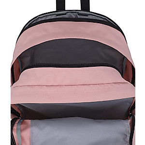 JanSport Main Campus Backpack - Travel, or Work Bag w 15-Inch Laptop Sleeve and Dual Water Bottle Pockets, Misty Rose
