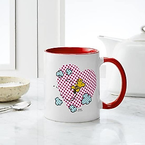 CafePress Valentine's Woodstock Mug Ceramic Coffee Mug, Tea Cup 11 oz