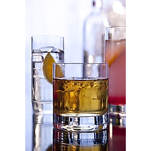 Luigi Bormioli Set of 4 Classico Double Old Fashioned Glasses, One Size,13.5 fluid ounce