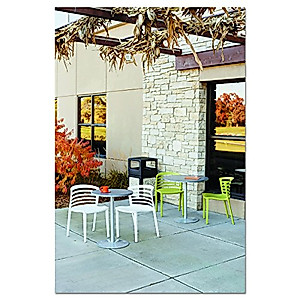Safco Products 4-Piece Entourage Stack Chair Set, White