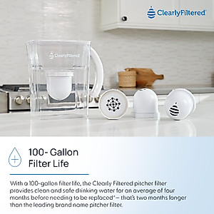 Clearly Filtered Water Pitcher Replacement Filter (Single)