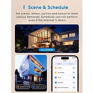 meross Smart Dimmer Switch Single Pole Supports Apple HomeKit, Alexa Google Assistant & SmartThings, 2.4GHz WiFi Light Switch for Dimmable LED, Neutral Wire Required, Remote Control Schedule, 1 Pack