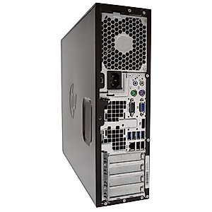 HP Elite 8300 Small Form Business High Performance Desktop Computer PC (Intel i5 Quad Core 3.2GHz Processor, 8GB RAM DDR3, 500GB HDD, DVD-RW, Wi-Fi, Windows 10 Professional) (Renewed)