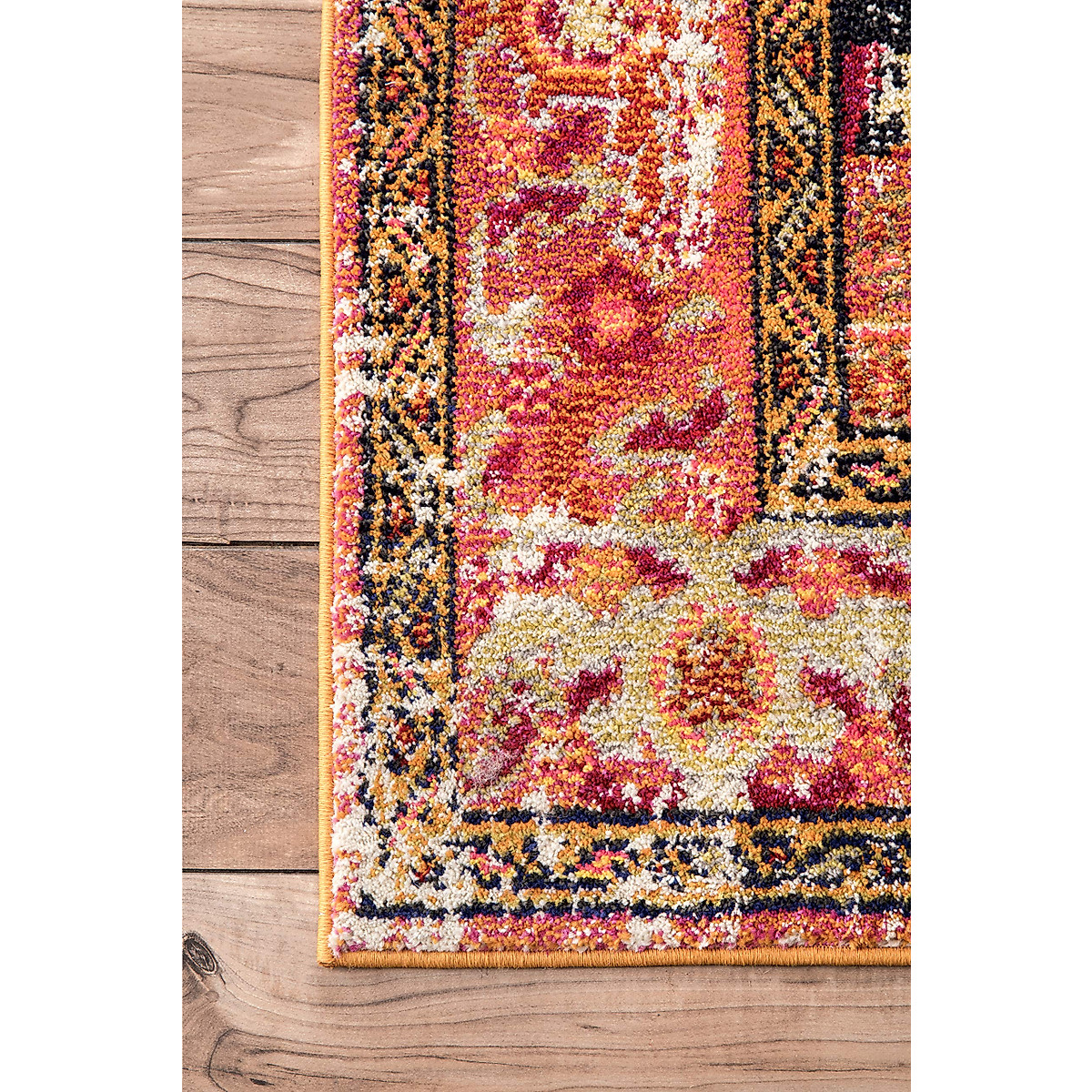 nuLOOM Vintage Mackenzie Runner Rug, 2&#039; 6&quot; x 6&#039;, Orange
