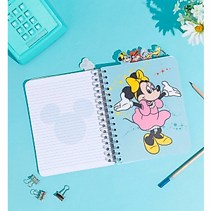 LOUNGEFLY Stationary Disney D100 Mickey and Friends Journal with TABS