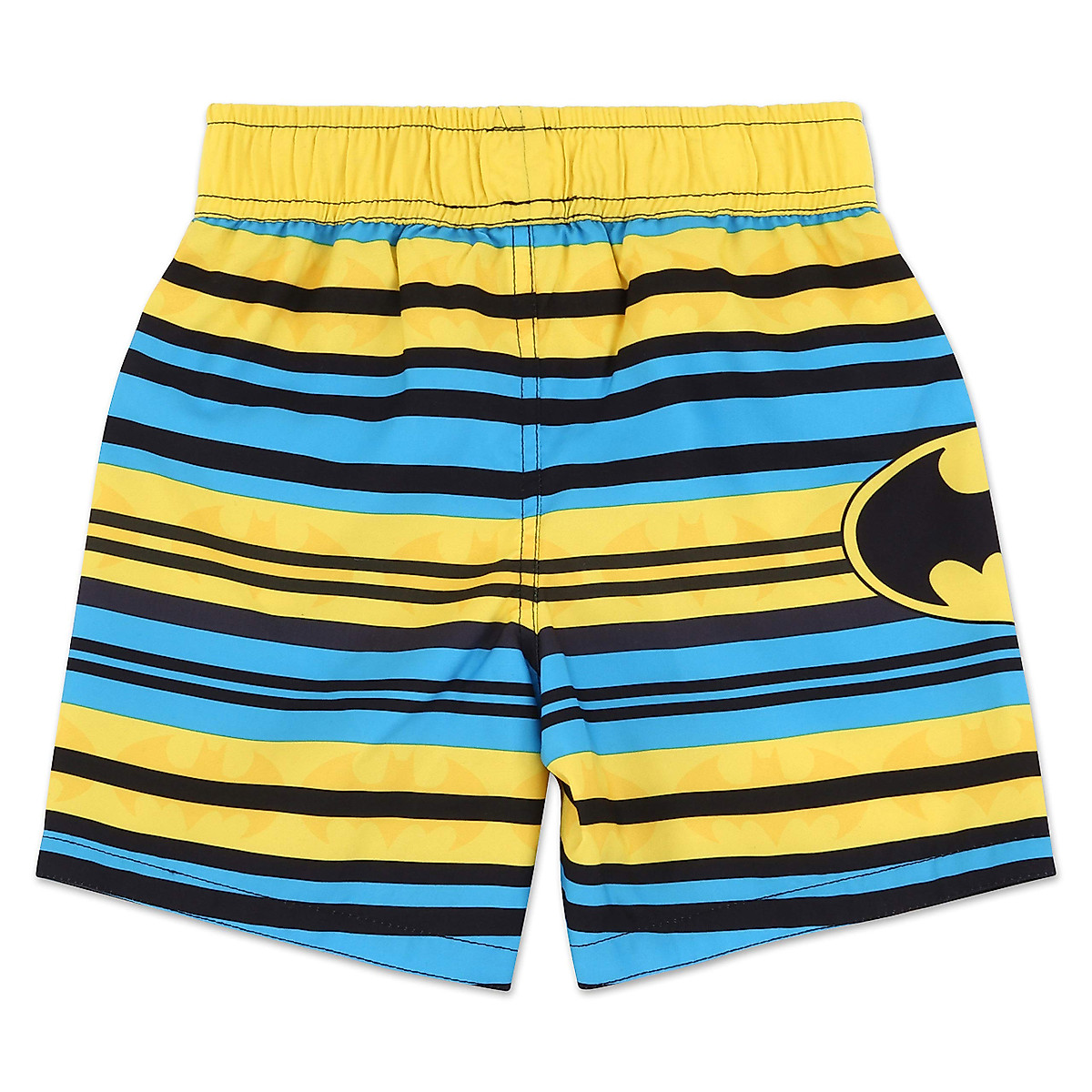 Warner Bros. Justice League Batman Toddler Boys Swim Bathing Suit Yellow/Blue 2T
