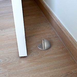 Design House 181883 Dome Door Stops, 5-Pack, Satin Nickel