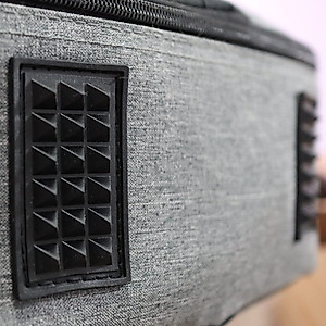 EITMOSS 36 Inch Acoustic Guitar Bag Guitar Case Soft Guitar Gig Bag Adjustable Straps Grey