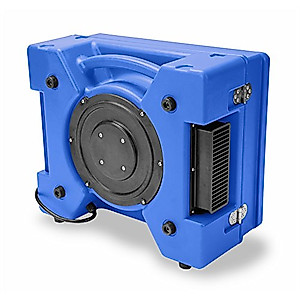 B-Air RA-650 HEPA Air Scrubber Commercial Industrial Grade Air Purifier Negative Air Machine for Water Damage Restoration, Blue