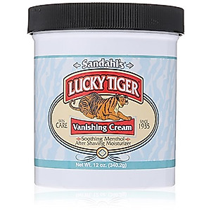 Lucky Tiger Mint Vanish Cream, 12 Ounce