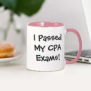 CafePress Passed CPA Exams Success Celebration Mug Ceramic Coffee Mug, Tea Cup 11 oz
