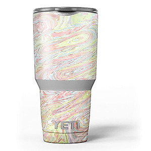 Design Skinz Slate Marble Surface V36 - Skin Decal Vinyl Wrap Kit Compatible with The Yeti Rambler Cooler Tumbler Cups