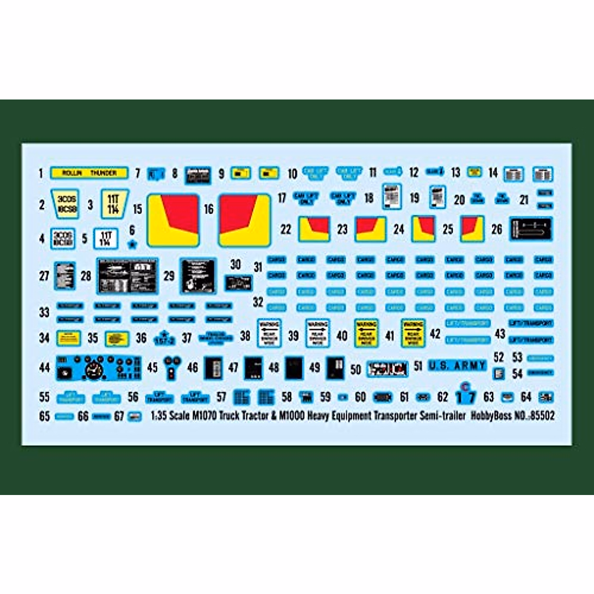 Hobby Boss M1070/M1000 HETS Vehicle Model Building Kit