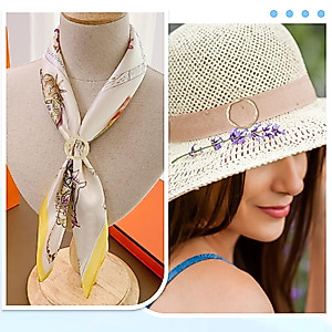 PEOVLVN 8 Pcs Shirt Ties Clips for Women