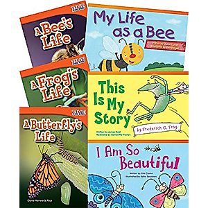 Teacher Created Materials - Classroom Library Collections: Life Cycles - 6 Book Set - Grade 1 - Guided Reading Level E