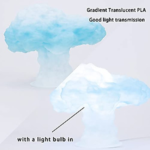 ZIRO 3D Printer Filament,Translucent PLA Filament 1.75mm,Multicolor Rainbow PLA Filament,1KG/2.2lb,Season Series - Winter