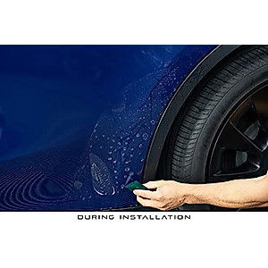 Crystal Shield 2020-2023 Tesla Model Y Partial Rear Door Paint Protection Film Kit 8 Mil Thick PPF Clear - 10 Year Warranty