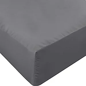 Utopia Bedding Queen Fitted Sheet - Bottom Sheet - Deep Pocket - Soft Microfiber -Shrinkage and Fade Resistant-Easy Care -1 Fitted Sheet Only (Grey)