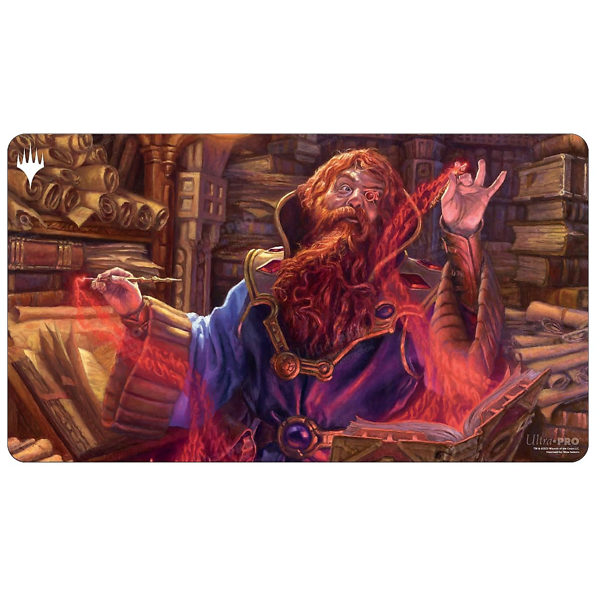 Ultra PRO - Commander Masters Card Playmat for Magic: The Gathering ft. Commodore Guff, Protect Your Gaming and Collectible Cards During Gameplay, Use as Oversized Mouse Pad, Desk Mat