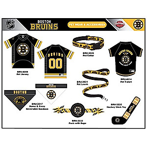 NHL BOSTON BRUINS Tee Shirt for DOGS & CATS, Small. - Are you a HOCKEY FAN? Let your Pet be an NHL FAN too!