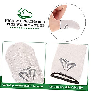 ifundom 1 Pair Protector Cover Gamer Mobile Sleeve Sleeves Thumb Accessories Finger Conter Stabilizer Hand Phone Wrap Gift Highly Gaming Support Gloves