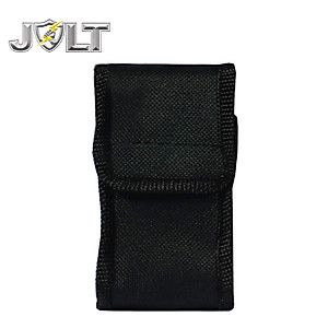 STREET WISE SECURITY PRODUCTS 56,000,000 Mini Stun Gun for Women Self Defense with LED Flashlight, Safety Switch, Rechargeable Unit - Nylon Holsters with Belt Loop for Easy Access