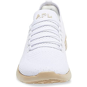 APL: Athletic Propulsion Labs Women's Techloom Breeze Shoes, White/Champagne, 8.5