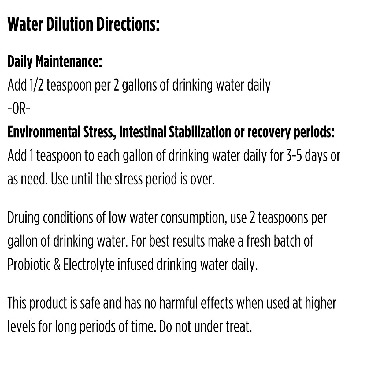 Dr. Connie's Probiotic + Electrolyte for Farm Animals | Supplement to Support A Healthy Gut | Veterinarian Formulated
