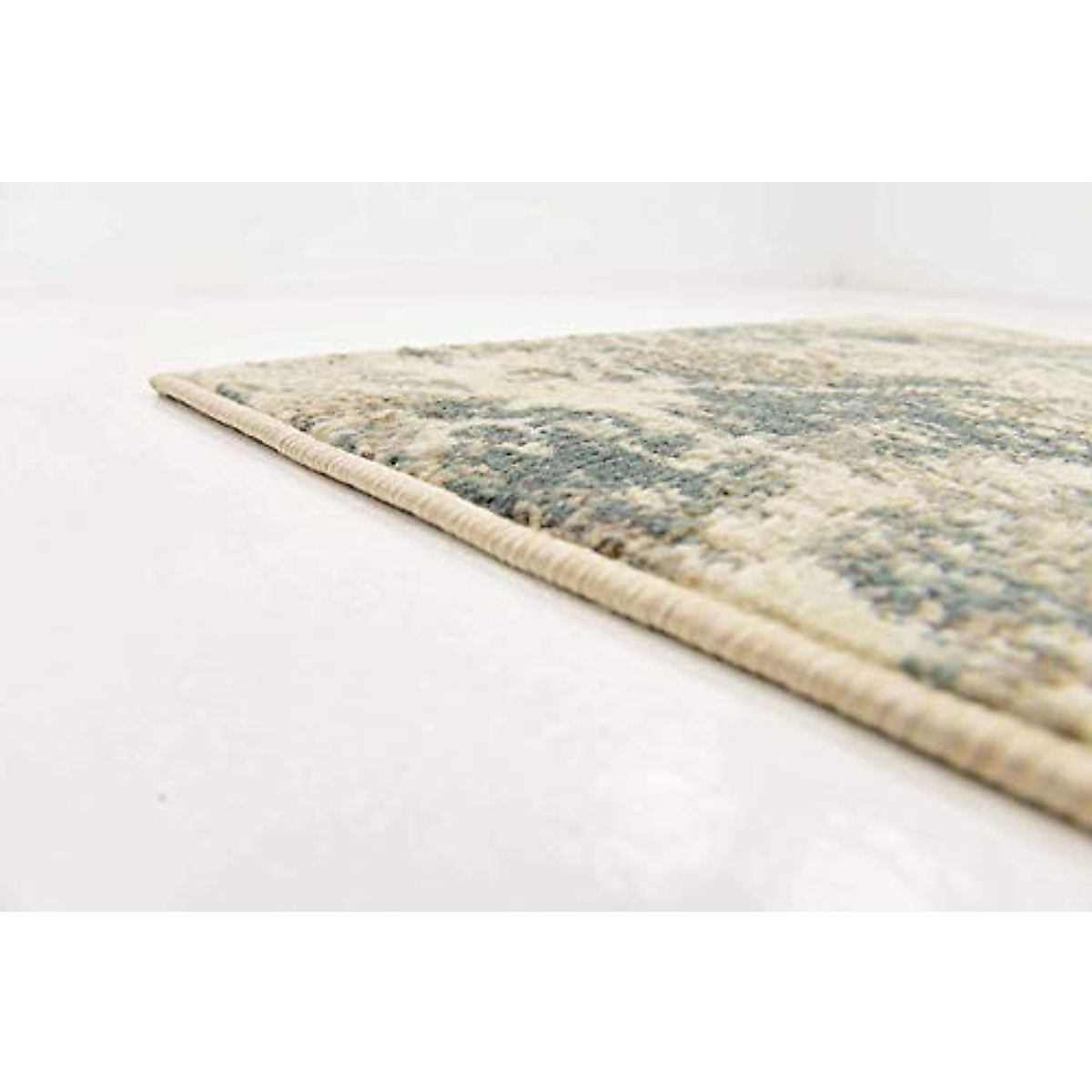 Unique Loom Tuareg Collection Vintage Distressed Traditional Area Rug, 2 ft 6 in x 10 ft, Beige/Green