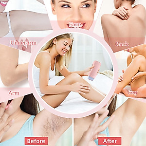 Roller Waxing Kit for Women Hair Removal, Rose & Lavender Roll on Wax, Roll on Wax Warmer Kit with 4 Pack Wax Roller & 200 Wax Strips & Wax Cleanser Kit, Waxing kit Roll On for Men and Women Beth lee