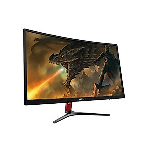 MSI Full HD FreeSync Gaming Monitor 24" Curved non-Glare 1ms LED Wide Screen 1920 x 1080 144Hz Refresh Rate (Optix G24C)