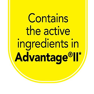 TevraPet Actispot II Flea Treatment for Small and Medium Cats 5-9 lbs | 6 Doses | Powerful Prevention and Control, Clear