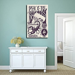 Falyan Phoebe Bridgers Tour Poster Canvas Poster Wall Art Decor Print Picture Paintings for Living Room Bedroom Decoration Unframe-style 12x18inch(30x45cm)