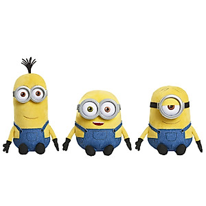 Just Play Illumination’s Minions: The Rise of Gru Laugh & Giggle Bob Plush, Kids Toys for Ages 3 Up