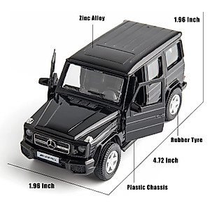 RMZ City 1:36 Diecasting Alloy Car Model Benz G63 AMG Toy Car, Pull Back Vehicles Toy Car for Toddlers Kids Boys Girls Gift Black