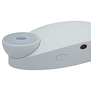 LFI Lights | Oval Emergency Light | White Housing | Two LED Adjustable Round Heads | Hardwired with Battery Backup | UL Listed | (1 Pack) | EL-M