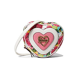 Juicy Couture A Little Piece Of Heart Crossbody Malibu Rose White Multi White/Pink Lemonade One Size