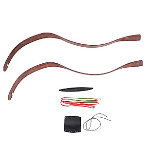 Nika Meng Yuan Bow Traditional Recurve Bows Crab Shape 18lb for Archer Beginner Shooting