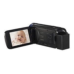 Canon VIXIA HF R600 Full HD Camcorder with 3 inch Touchscreen and 57x Advanced Zoom - Black (Renewed)
